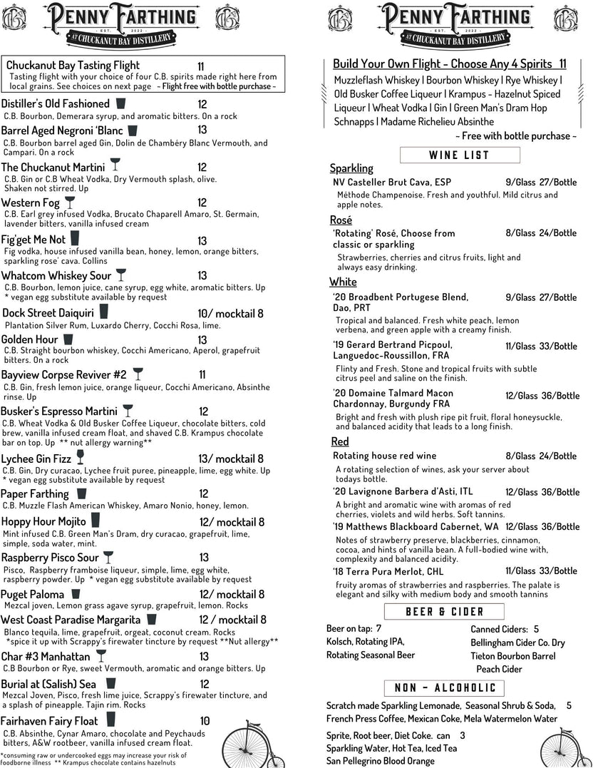 Penny Farthing – Chuckanut Bay Distillery